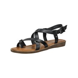 Blowfish Damen Zehentrenner "Blowfish Zehensteg Lederimitat", Gr. 41, schwarz, Lederimitat, Schuhe