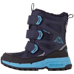 Kappa Kinder Outdoorwinterstiefel, Gr. 37, blau, Synthetik, mehrfarbig, Schuhe, - wasserdicht, windabweisend & atmungsaktiv