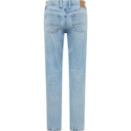 Mustang Herren Straight-Jeans "Herren Style Denver Straight", blau, Gr. 40, unifarben, Denim/Jeans, 100% Baumwolle, Jeans