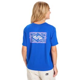 Quiksilver Damen T-Shirt "Standard"surf the web, Gr. XS, Obermaterial: 100% Baumwolle., Shirts