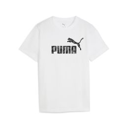 Puma Jungen T-Shirt "Essentials Camo T-Shirt Jungen", wei&szlig;, Gr. 128, 100% Baumwolle, Shirts