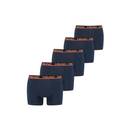 Head Herren Boxershorts "Boxershort Head BASIC BOXER 5P ECOM 5er Pack", Gr. L, blau, Obermaterial: 95% Baumwolle CO. 5% Elasthan EL., Unterhosen