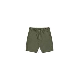 Herren Shorts "Basic Cotton Short", gr&uuml;n, Gr. 38, Alpha Industries, Obermaterial: 100% Baumwolle, Hosen