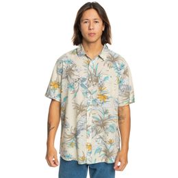 Quiksilver Herren Kurzarmhemd "Lemnas"birch lemnas, Gr. XS, 100% Viskose, Hemden