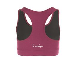 WINSHAPE Damen Sport-Bustier "WVR1", lila, Gr. M, Obermaterial: 90% Baumwolle, 10% Elasthan, BHs