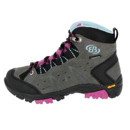 Br&uuml;tting BR&Uuml;TTING Kinder Wanderschuh "Outdoorstiefel Mount Bona High Kids", Gr. 38, grau, Veloursleder, Schuhe