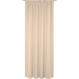 Vorhang WIRTH, B:132cm H:175cm, orange, Jacquard, Baumwolle, Polyester, Wohnzimmer, Gardinen, "Berwick"
