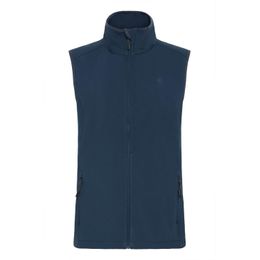 North Bend Damen Softshellweste "Softshellweste NBLany W Softshell W-PRO 8.000 mit wasserdichter Beschichtung", blau, Gr. 44, Obermaterial: 100%