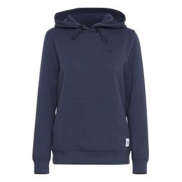 North Bend Damen Longpullover "Sweatshirt NBTamina W", blau, Gr. 40, Obermaterial: 78% Polyester PES. 17% Viskose CV. 5% Elasthan EL., Sweatshirts