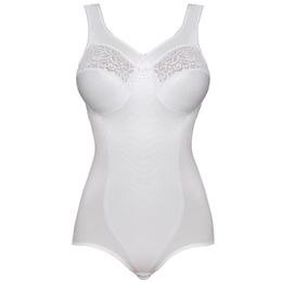 SuSa Damen Miederbody "Korselett ohne Bügel Classics", Gr. 105, weiß, Stoff, Obermaterial: 90% Polyamid PA. 10% Elasthan EL., Bodys