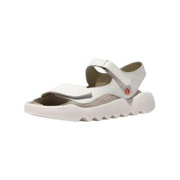 Softinos Damen Riemchensandale "Softinos Sandalen Leder", Gr. 39, wei&szlig;, Leder, Schuhe