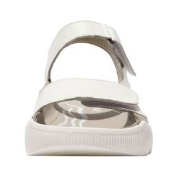 Softinos Damen Riemchensandale "Softinos Sandalen Leder", Gr. 38, wei&szlig;, Leder, Schuhe