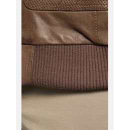 Babista Herren Lederjacke "Lederjacke CORIETTA", braun, Gr. 54, Obermaterial: 100% Lederfaserstoff LEAFIBTEX., Jacken
