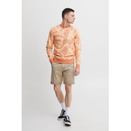 Blend Herren Longpullover "Sweatshirt BHSweatshirt", orange, Gr. XL, Obermaterial: 60% Baumwolle CO. 40% Polyester PES., Sweatshirts
