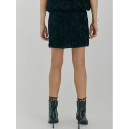 NORR Damen Midirock "NORR Skirt Rose", blau, Gr. 34, Obermaterial: 100% Polyester, R&ouml;cke