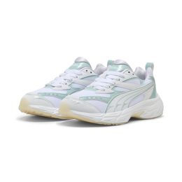 Puma Damen Sneaker "MORPHIC ASTRO ESCAPE WNS", Gr. 37,5, wei&szlig;, Textil, unifarben, Schuhe