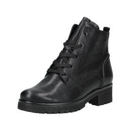 Gabor COMFORT Damen Schnürstiefelette "Gabor Comfort Stiefelette Leder", Gr. 40, schwarz, Leder, Schuhe