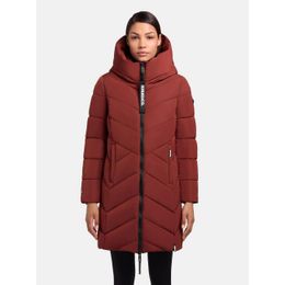 Khujo Damen Wintermantel "Darka2-YM", rot, Basic, Gr. M, Obermaterial: 100% Polyester, Innenfutter: 100% Nylon, Wattierung: 100% Polyester, Mäntel,