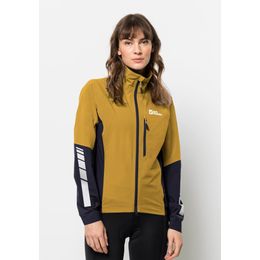 Jack Wolfskin Damen Fahrradjacke "MOROBBIA 2.5L JKT W", gold, Gr. XL, OBERSTOFF 100% POLYESTER FUTTER 100% POLYESTER, Jacken