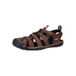 Keen Herren Sandale "Keen Sandalen Leder/Textil", Gr. 45, braun, Leder, Textil, Schuhe