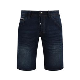 INDICODE Herren Jeansshorts "Shorts IDAlessio", blau, Gr. M, unifarben, Web, Obermaterial: 98% Baumwolle CO. 2% Elasthan EL., Jeans