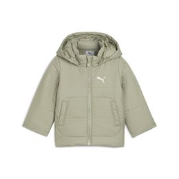 Puma M&auml;dchen Winterjacke "Minicats Wattierte Kapuzenjacke Kinder", gr&uuml;n, Gr. 62, Obermaterial: 100% Polyester; Futter: 100% Polyester; F&uuml;llung: 100%