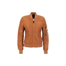 Damen Bomberjacke "MA-1 VF Light W", braun, Gr. S, Alpha Industries, Obermaterial: 100% Nylon, Futter: 100% Nylon, Jacken