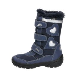 Lico M&auml;dchen Winterstiefel "Winterboot Ingra V", Gr. 25, blau, Synthetik, Schuhe