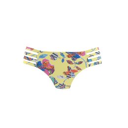 Sunseeker Damen Bikini-Hose "Jam", bunt, Gr. 34, bedruckt, floral, Microfaser, Badehosen, mit seitlichen B&auml;ndern