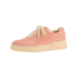 Paul Green Damen Sneaker "Paul Green Sneaker Veloursleder", Gr. 40,5, rosa, Veloursleder, Schuhe