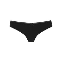 s.Oliver Damen String, Gr. 36, schwarz, Microtouch, Obermaterial: 65% Polyamid, 35% Elasthan, Unterhosen, SEAMLESS mit nahtloser Verarbeitung und