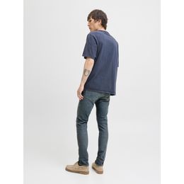 Jack & Jones JACK & JONES Herren Slim-fit-Jeans "JJIGLENN JJFELIX AM 646 NOOS", grau, Gr. 36, Abriebeffekte, Denim/Jeans, Obermaterial: 98% Baumwolle, 2%