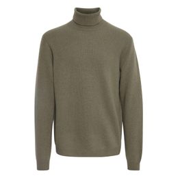 Casual Friday Herren Rollkragenpullover "Strickrollkragenpull CFKarl", gr&uuml;n, Gr. L, Obermaterial: 80% Wolle WO. 20% Polyamid PA., Pullover
