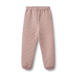 Stoffhose Wheat "Wheat Thermo Pants Alex", Kinder, Gr. 128, Normalgrößen, warm rose, 100% Polyester (Recycelt), unifarben, normal, Hosen Stoffhose