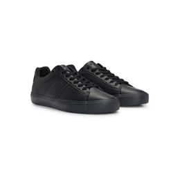 BOSS Herren Sneaker "Sneaker Aiden Tenn grltp", Gr. 41, schwarz, Obermaterial: 60% Polyurethan PU. 40% Polyester PES. Futter: 100% Polyester PES.
