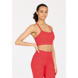 ENDURANCE ATHLECIA ATHLECIA Damen Sport-BH "Bloom V2", Gr. XLrot, 77% Polyamid, 23% Elasthan, unifarben, BHs, aus schnell trocknendem Material