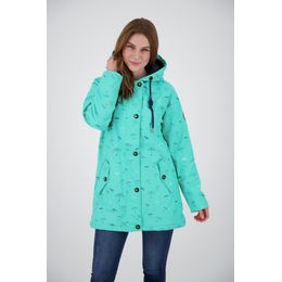ANKERGLUT Damen Regenjacke "Friesennerz HALIFAX UMBRELLA", blau, Gr. 44, Obermaterial: 100% Polyurethan; Futter: 100% Polyester, Jacken, auch in