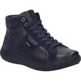 Josef Seibel Damen Sneaker "Megan 53, ocean", Gr. 37, blau, Obermaterial: 100% Rindsleder Leather cow., Schuhe