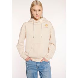 Haily's HAILY&rsquo;S Damen Sweatshirt "LS C HD Ni44ka", beige, Gr. L, bedruckt, Sweatware, Obermaterial: 60% Baumwolle, 40% Polyester, Sweatshirts