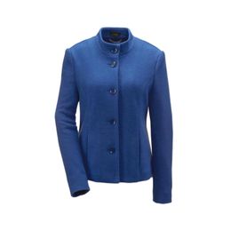 GOLDNER Damen Jackenblazer "Kurzgr&ouml;&szlig;e Blazer mit raffinierter Kragenl&ouml;sung", gr&uuml;n, Gr. 25, Obermaterial: 88% Polyester PES. 12% Viskose CV., Blazer