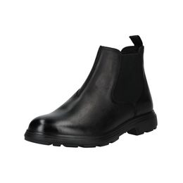 Geox Herren Stiefelette "Geox Stiefelette Leder/Textil", Gr. 45, schwarz, Leder, Textil, Schuhe
