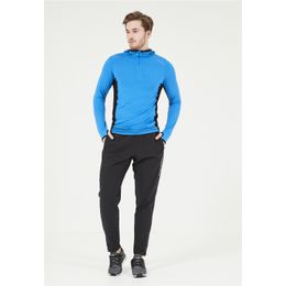 Endurance Damen Sweathose "WISLOK LONG", schwarz, Gr. S, bedruckt, unifarben, 87% Polyester, 13% Elasthan, Hosen, mit reflektierendem Logoprint