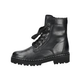 Gabor Damen Schn&uuml;rstiefelette "Gabor Stiefelette Leder", Gr. 40,5, schwarz, Leder, Schuhe