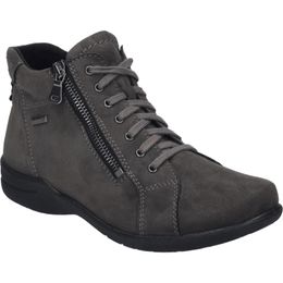 Josef Seibel Damen Stiefelette "Helen 50, graphit", Gr. 39, grau, Obermaterial: 100% Textilmaterial TEXMAT., Schuhe