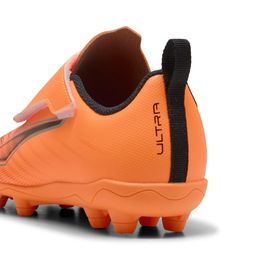 Puma M&auml;dchen Fu&szlig;ballschuh "ULTRA 6 PLAY FG/AG Fu&szlig;ballschuhe Kinder", Gr. 34,5heat fire schwarz ultra blau orange, Obermaterial: Synthetik; Futter: