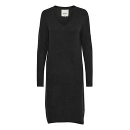 oxmo Damen Strickkleid "Strickkleid OXIda", schwarz, Gr. S, Obermaterial: 74% Polyacryl PAN. 23% Nylon NY. 3% Elasthan EL., Kleider