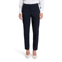Betty Barclay Damen Bügelfaltenhose "Damen Businesshose mit Bügelfalte", blau, Basic, Gr. 46, Obermaterial: 86% Polyester, 14% Elasthan., Hosen,