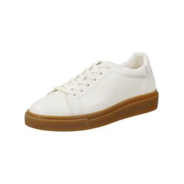 Gant Damen Sneaker "Gant Sneaker Leder", Gr. 39, wei&szlig;, Leder, Schuhe