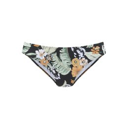 Sunseeker Damen Bikini-Hose "Suva", schwarz, Gr. 34, floral, Polyamid, Badehosen, in klassischer Schnittform