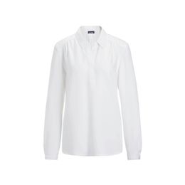 GOLDNER Damen Hemdbluse "Elegante Viskosebluse mit Hemdkragen", wei&szlig;, Gr. 42, Obermaterial: 100% Lyocell CLY., Blusen